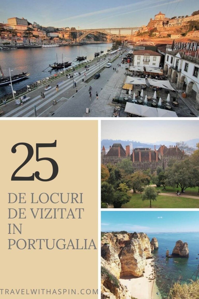 Top 25 de locuri de vizitat în Portugalia (+ hartă) - Travel With A Spin
